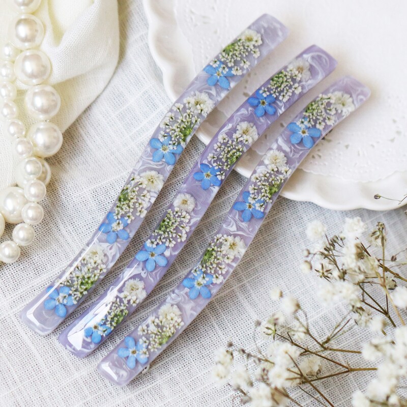 Flower Barrettes - Etsy