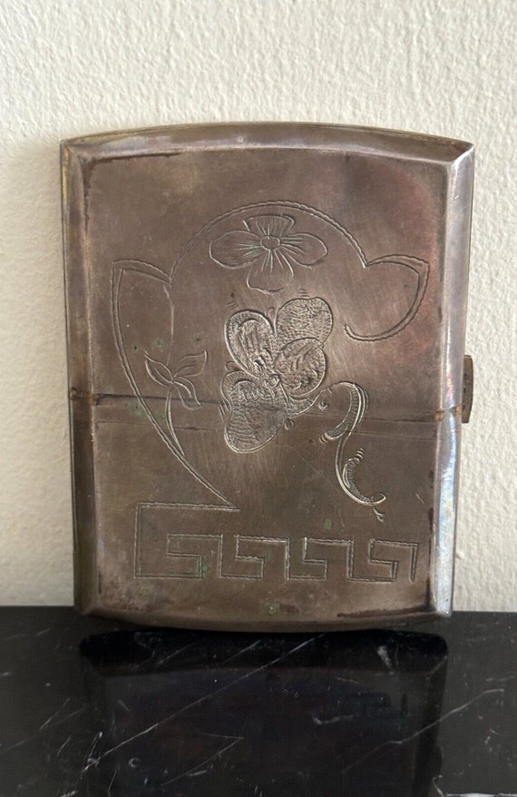 Antique sterling Silver Polish Cigarette Case Box 126… - Gem