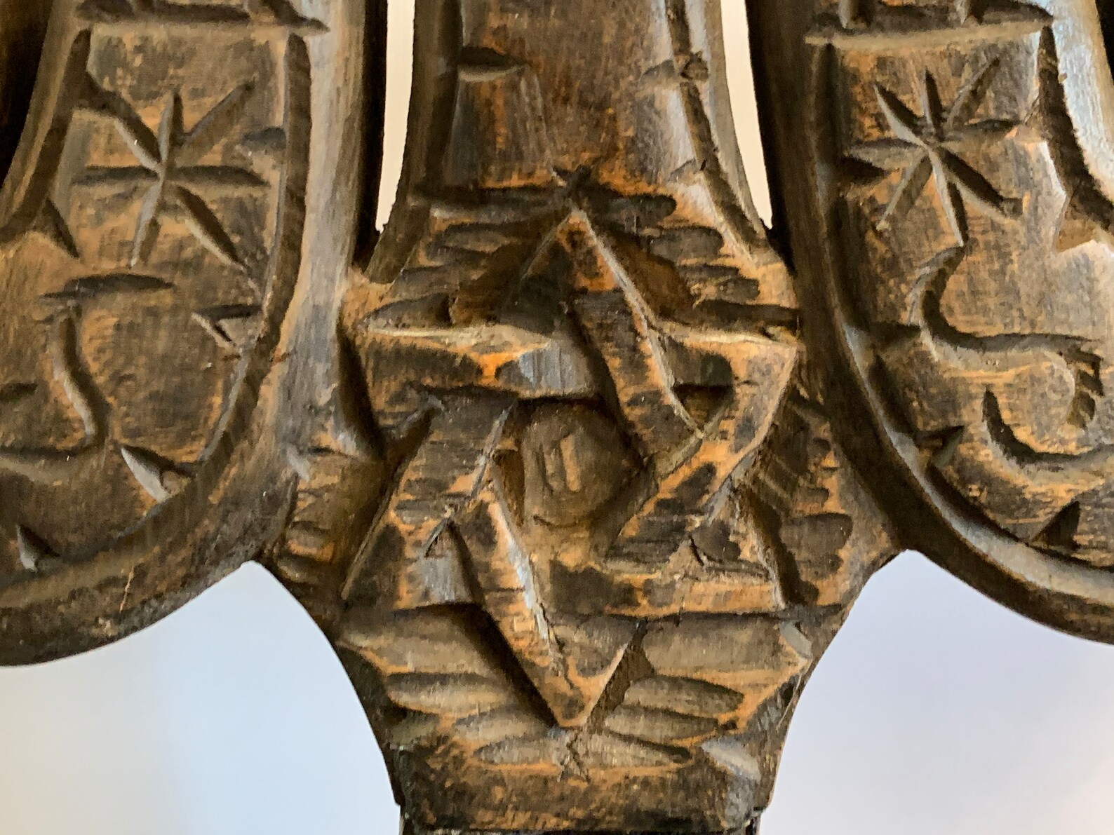 Vintage Signed Hand Carved Wood Jewish Judaica Hanukkah - Etsy