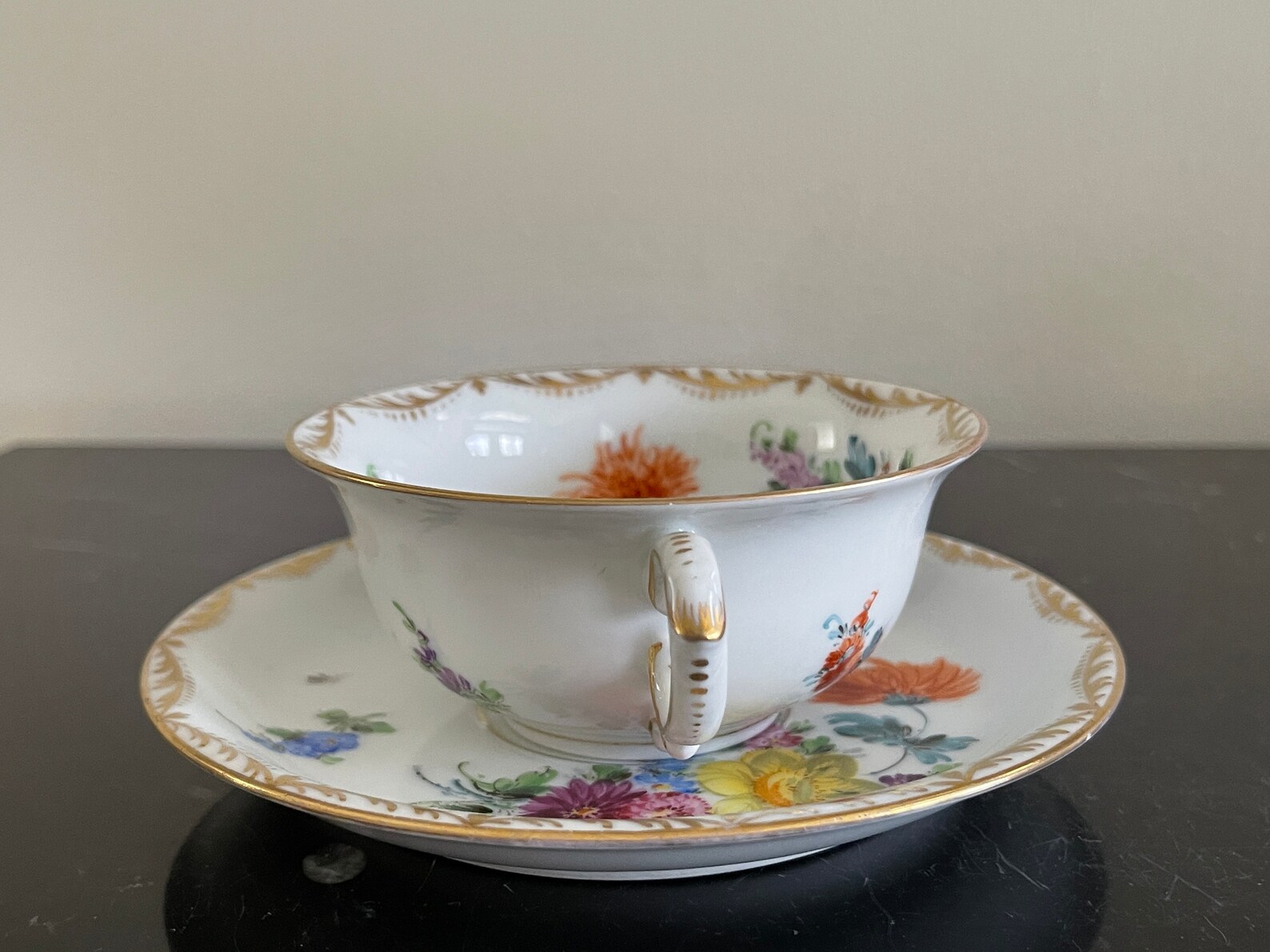 Antique Dresden Franziska Hirsch 1901-1914 Porcelain Mark Cups and ...