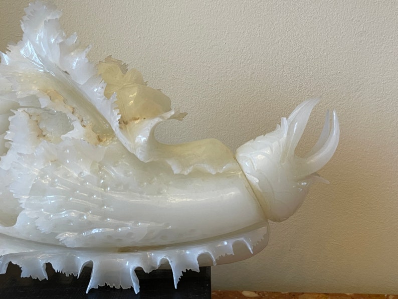 Antique Chinese Hand-carved White Jade Fortune Cabbage - Etsy