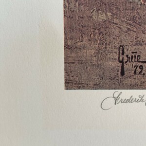 Frederik Ebbesen Grue (american, 1951-1995) Limited Edition 29/1000 ...