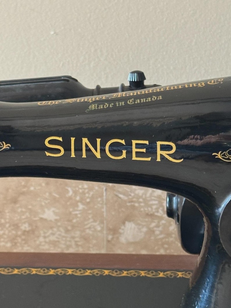 Original Singer 15‑91 Sewing Machine With Motor BZ 3‑8 & Wooden Case ...