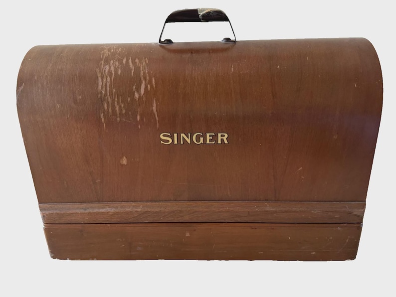 Original Singer 15‑91 Sewing Machine With Motor BZ 3‑8 & Wooden Case ...