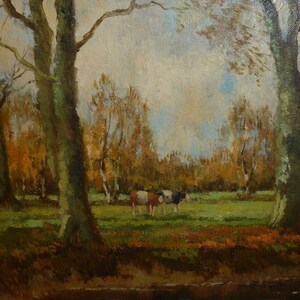 Listed Dutch Artist Willem Hendriks (1888 - 1966) Framed Oil Painting ...