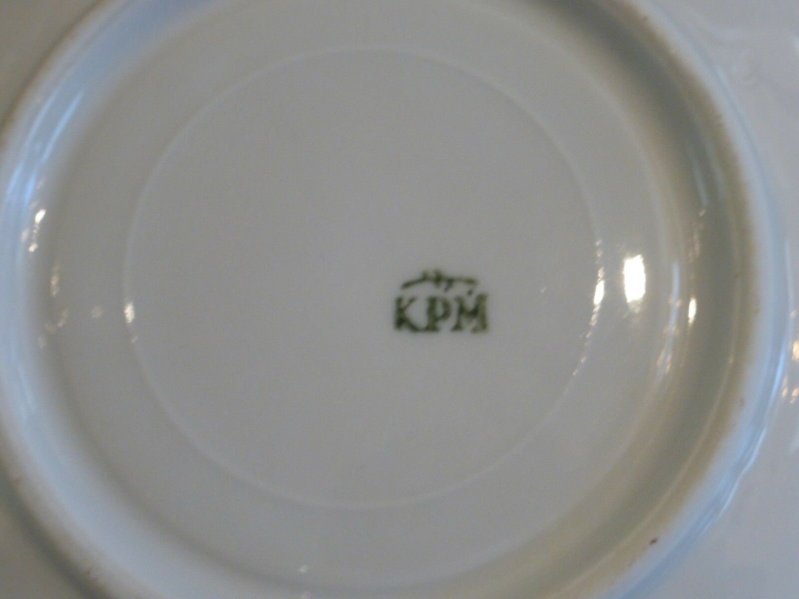 KPM Porcelain Vintage Set of Cups and Saucers with Rust Floral | Etsy