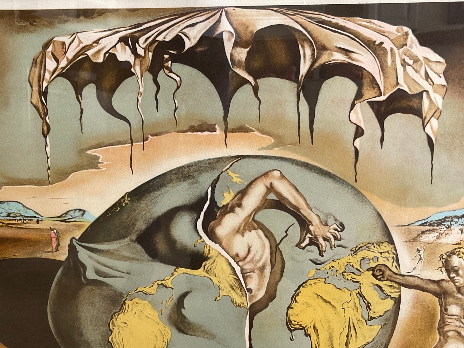 Salvador Dali Geopoliticus Child Watching the Birth of New Man Signed ...