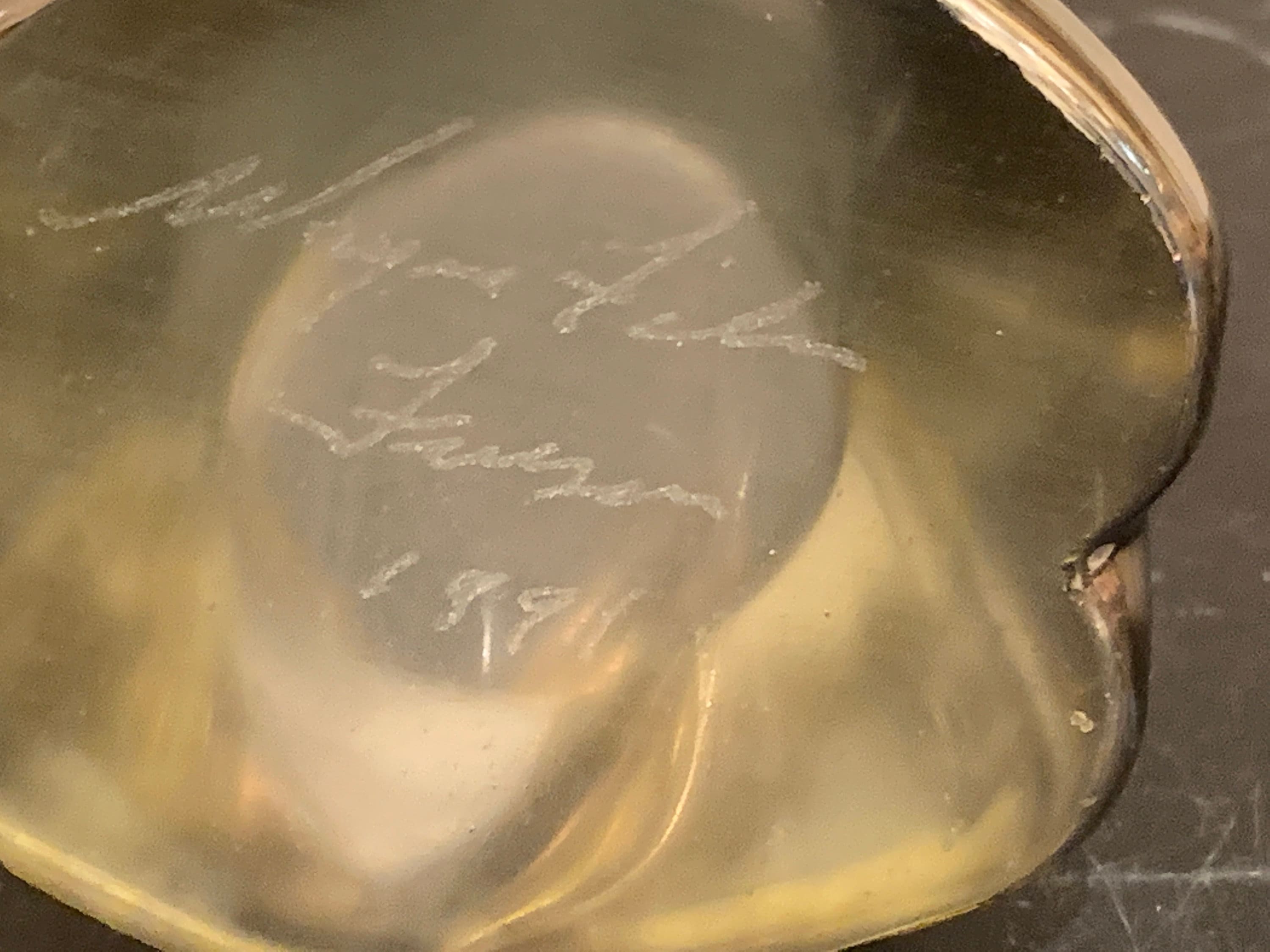 Vintage Wayne Filan Signed 1991 Platinum Overlay Glass Perfume - Etsy