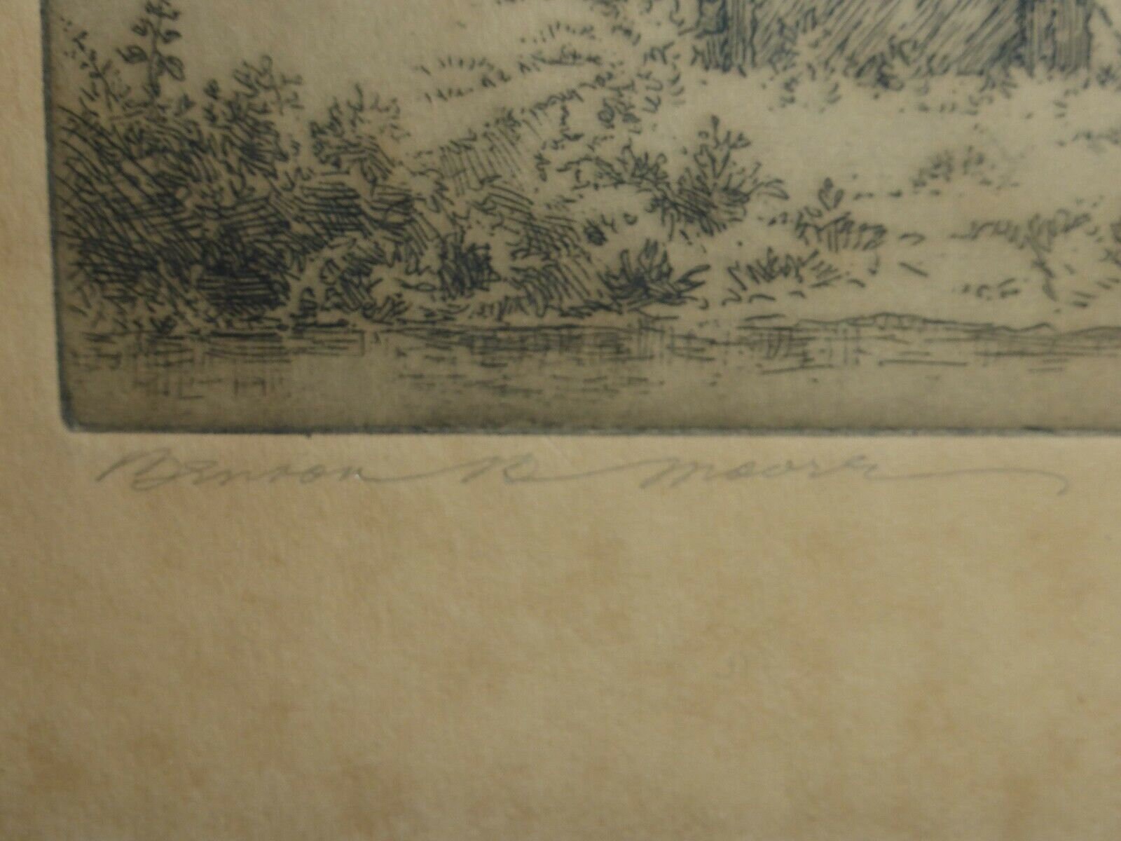 Benson Moore (american, 1882-1974) Georgetown, Washington Aquatint ...