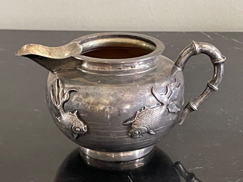 Fabulous Antique Chinese Export Silver Goldfish Tea Set 970 - Etsy