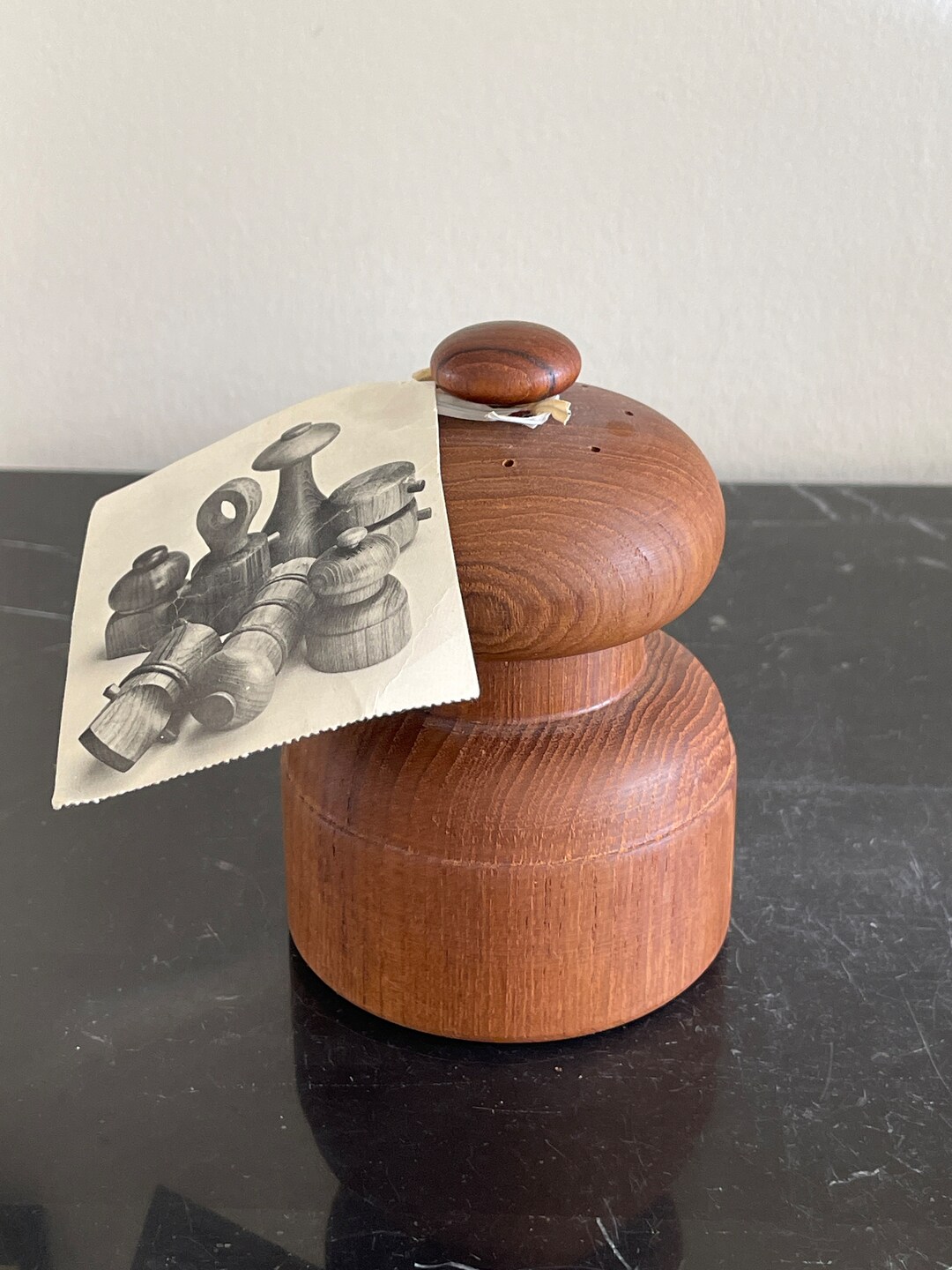 Vintage Dansk Denmark Teak Wood Salt Shaker & Pepper Mill Grinder - Etsy
