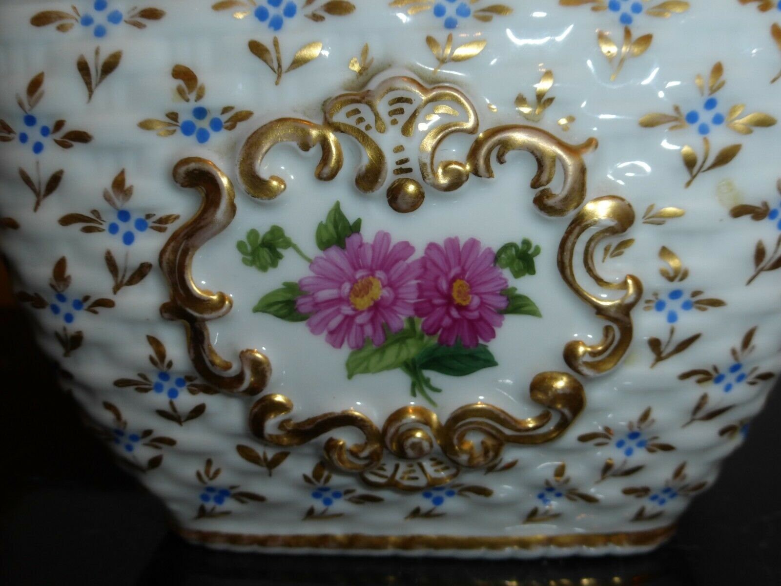 Antique KPM Berlin Authentic 1837-1844 Stamped Marks Decorated Basket ...