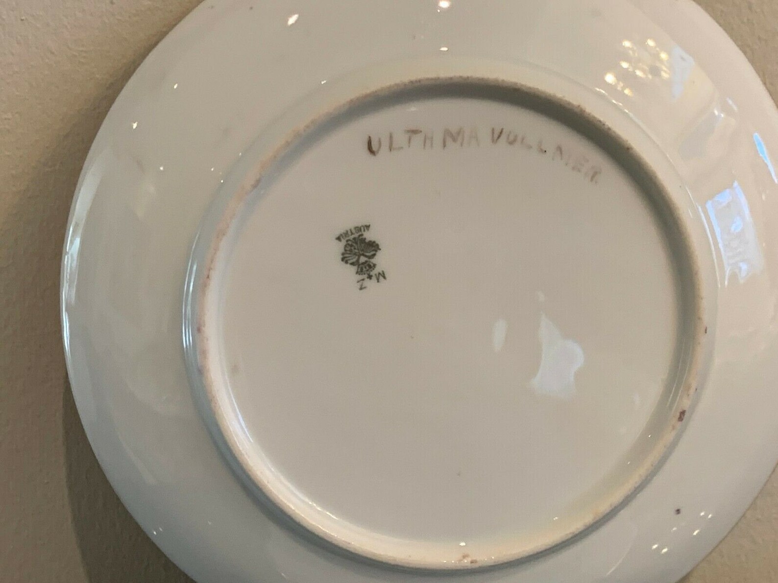 Vintage Austrian Moritz Zdekauer (ZM) & W Hand Painted Porcelain Plates ...