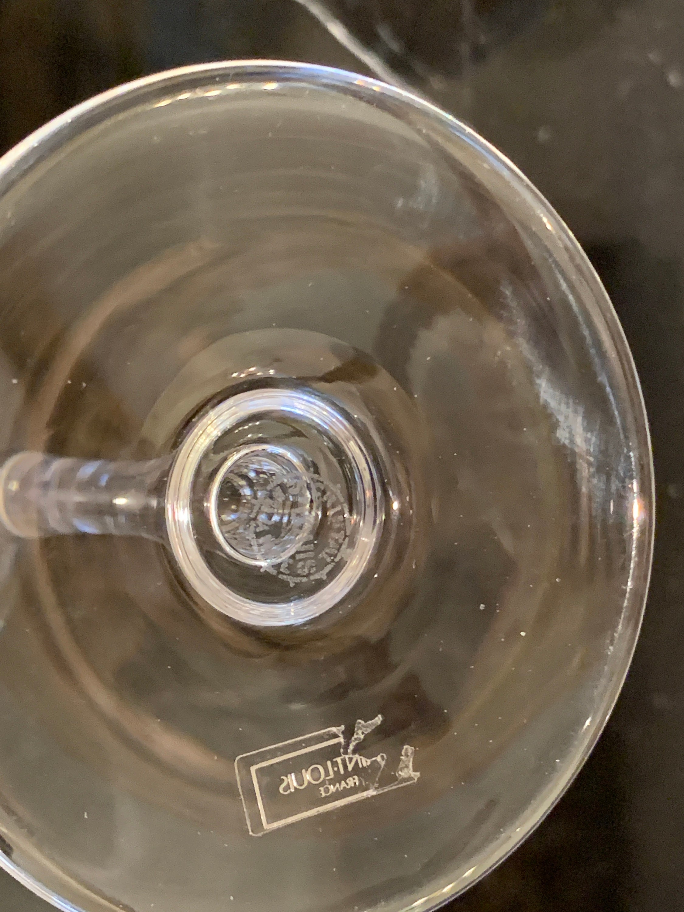 St Louis Crystal Signed Amadeus Water Goblet 8 7/8 - Etsy