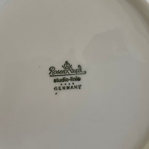 Rosenthal Studio Linie Polar Flower Pattern Set of 12 Salad Plates - Etsy