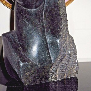 Large and Heavy Carved Rock Statue Art Sculpture 16 1/8" High - Etsy