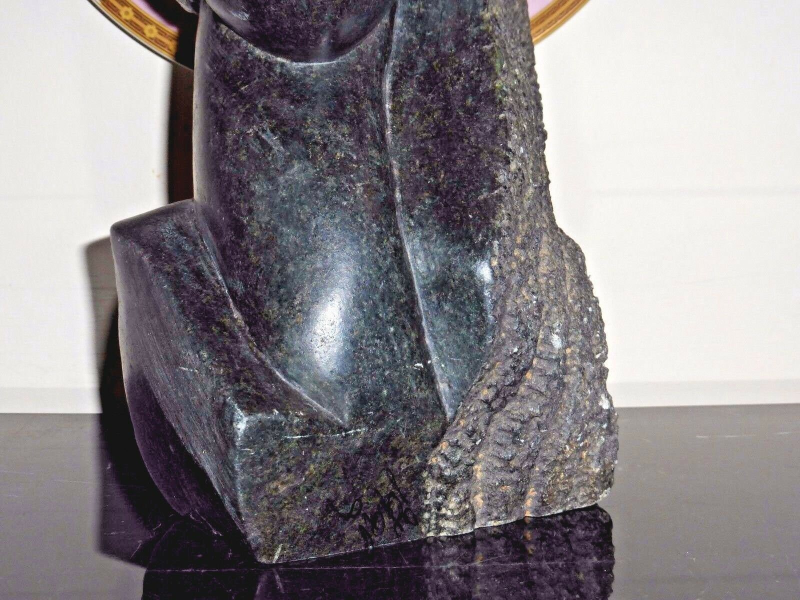 Large and Heavy Carved Rock Statue Art Sculpture 16 1/8 | Etsy