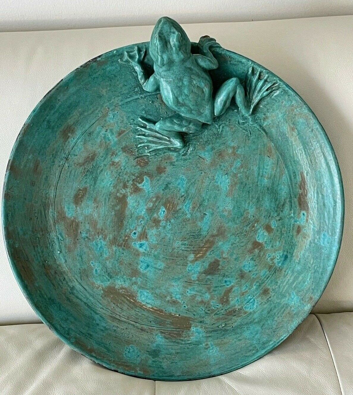 Impressive Large Thomas Mccanna Ceramic Frog Wall Plate - Etsy