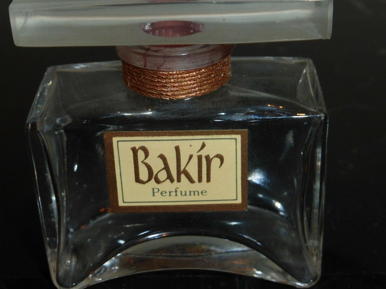 Vintage Germaine Monteil Bakir Perfume Bottle with Glass | Etsy