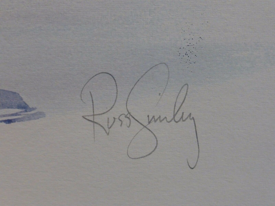 Listed Artist Russ Smiley 1922-2003 Limited Edition Hand - Etsy