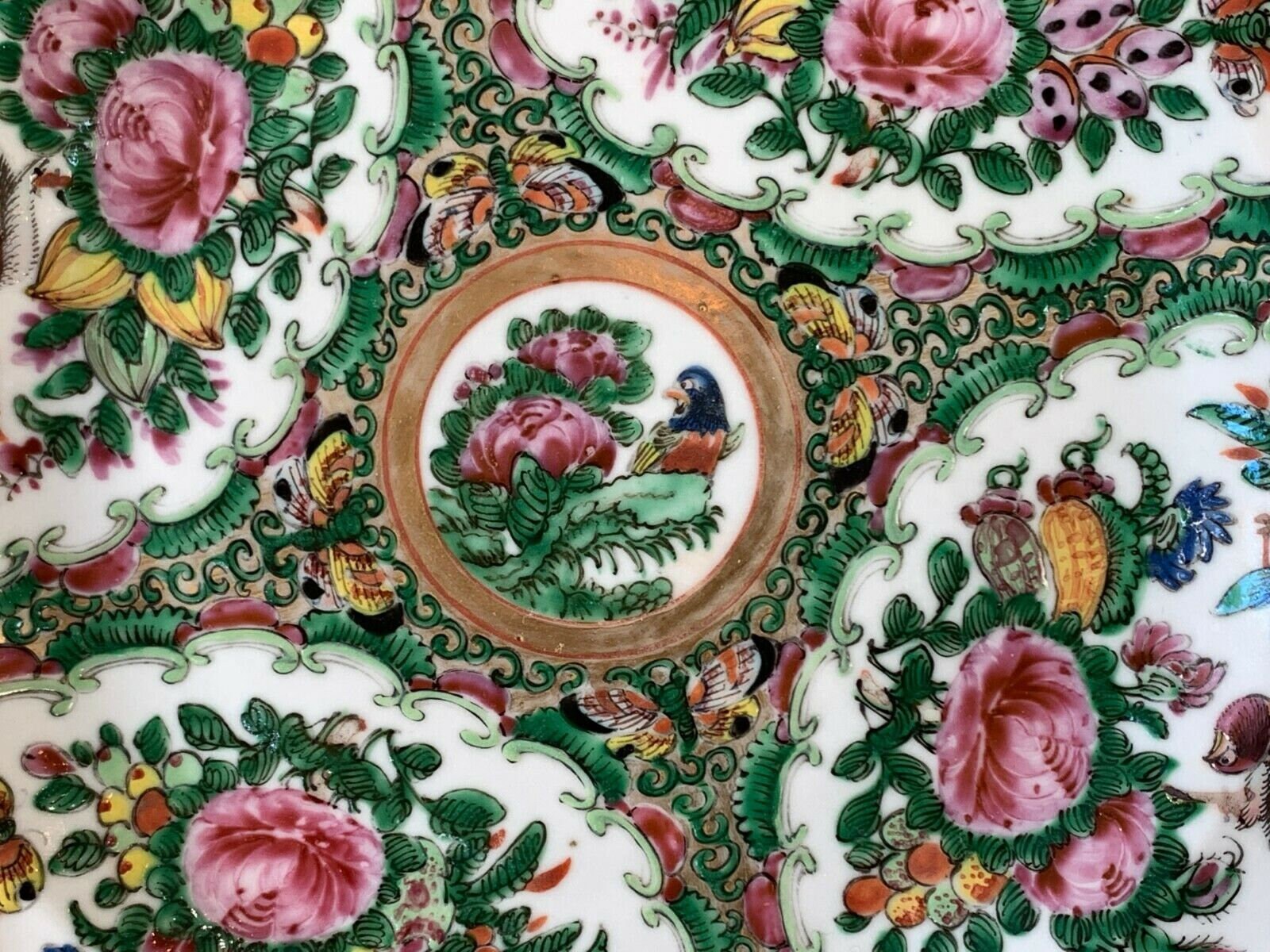 Chinese Export Famille Rose Canton Porcelain Rose Medallion | Etsy