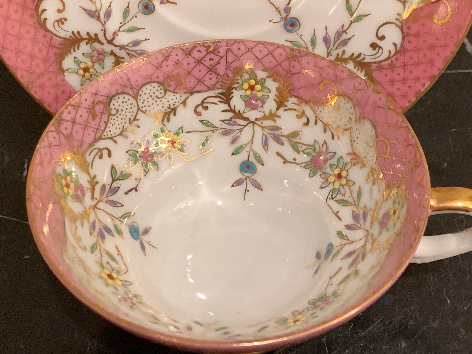 Vintage Princeton China Pink Teacup and Saucer - Etsy