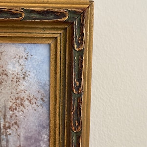 Vintage Framed Hand Painted Landscape Ceramic Title - Etsy