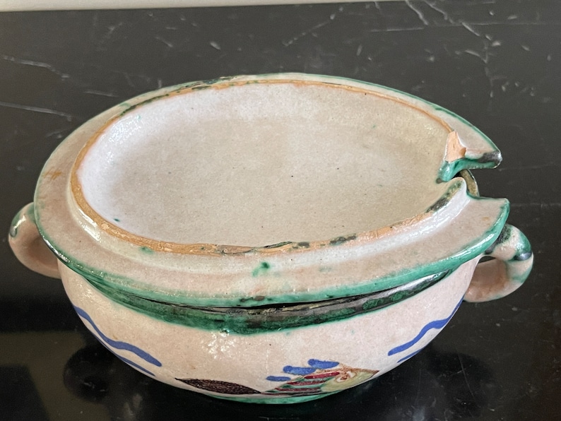 Vintage Italian ICS Ceramic Gambone Era Hand Painted Marine - Etsy