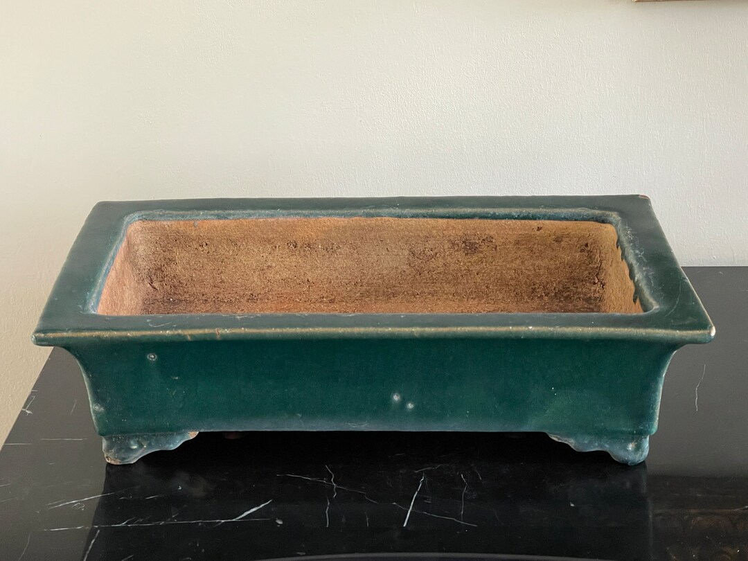 Vintage Japanese Bonsai Tree Pottery Jardiniere Pot Planter - Etsy