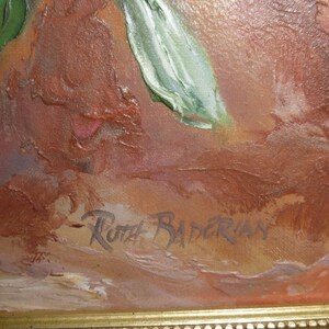 American Listed Artist Ruth Baderian (1927 -2010) Signed Print With ...