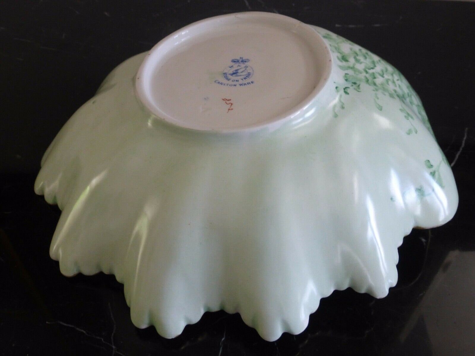 Antique Carlton Ware 1894-1926 Hand Painted Scalloped Shell | Etsy