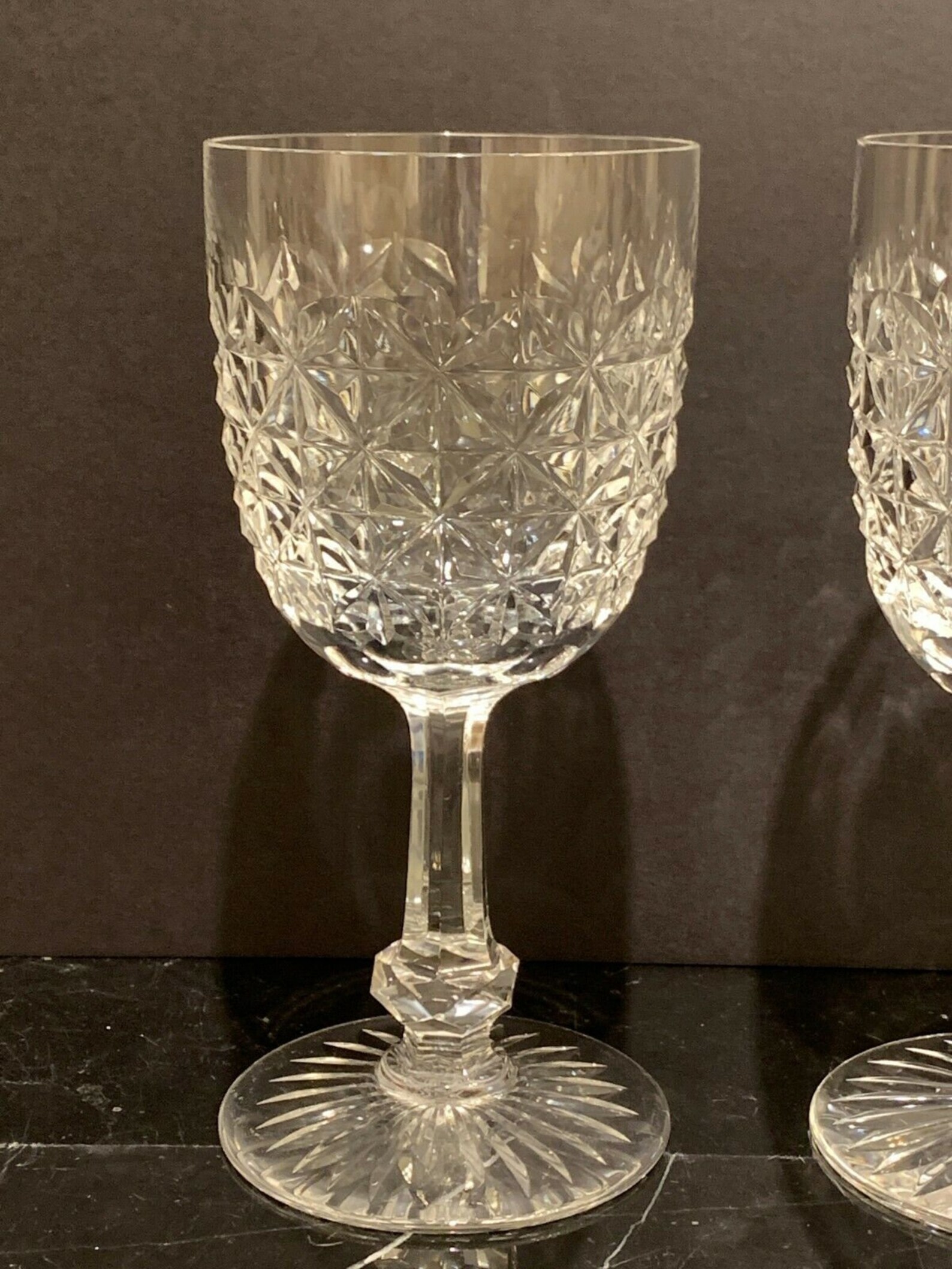 Baccarat Crystal Pasha Pattern Water Goblet Glasses 7 - Etsy
