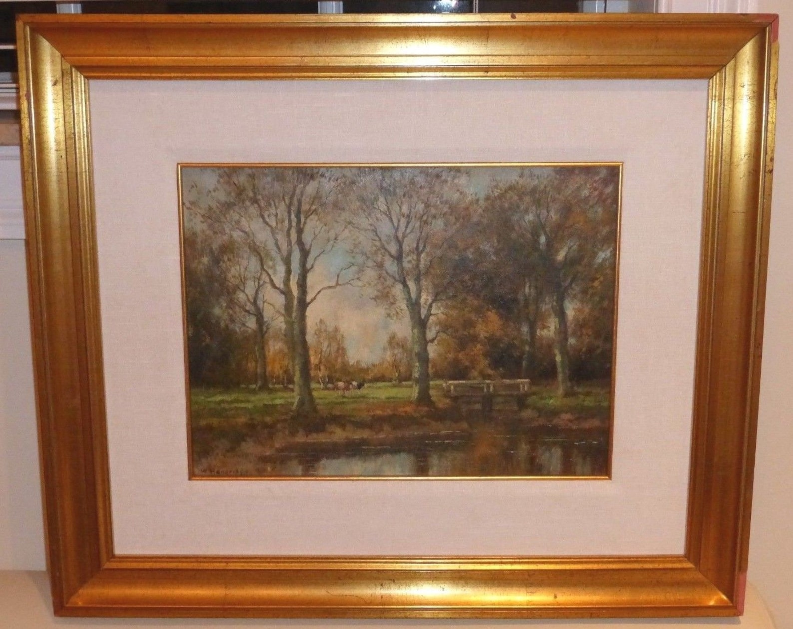 Listed Dutch Artist Willem Hendriks 1888 1966 Framed Oil | Etsy