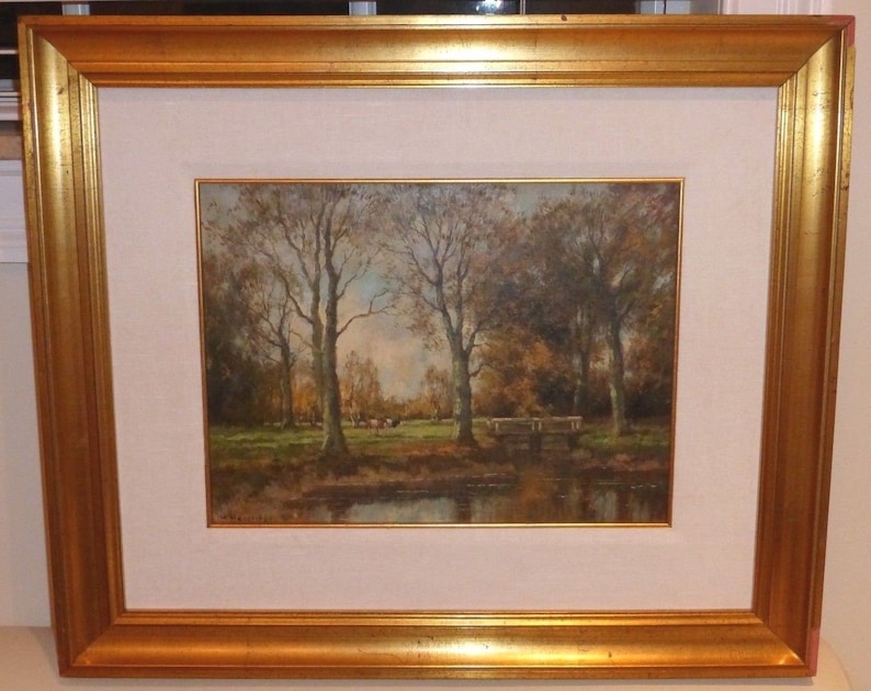 Listed Dutch Artist Willem Hendriks 1888 1966 Framed Oil | Etsy