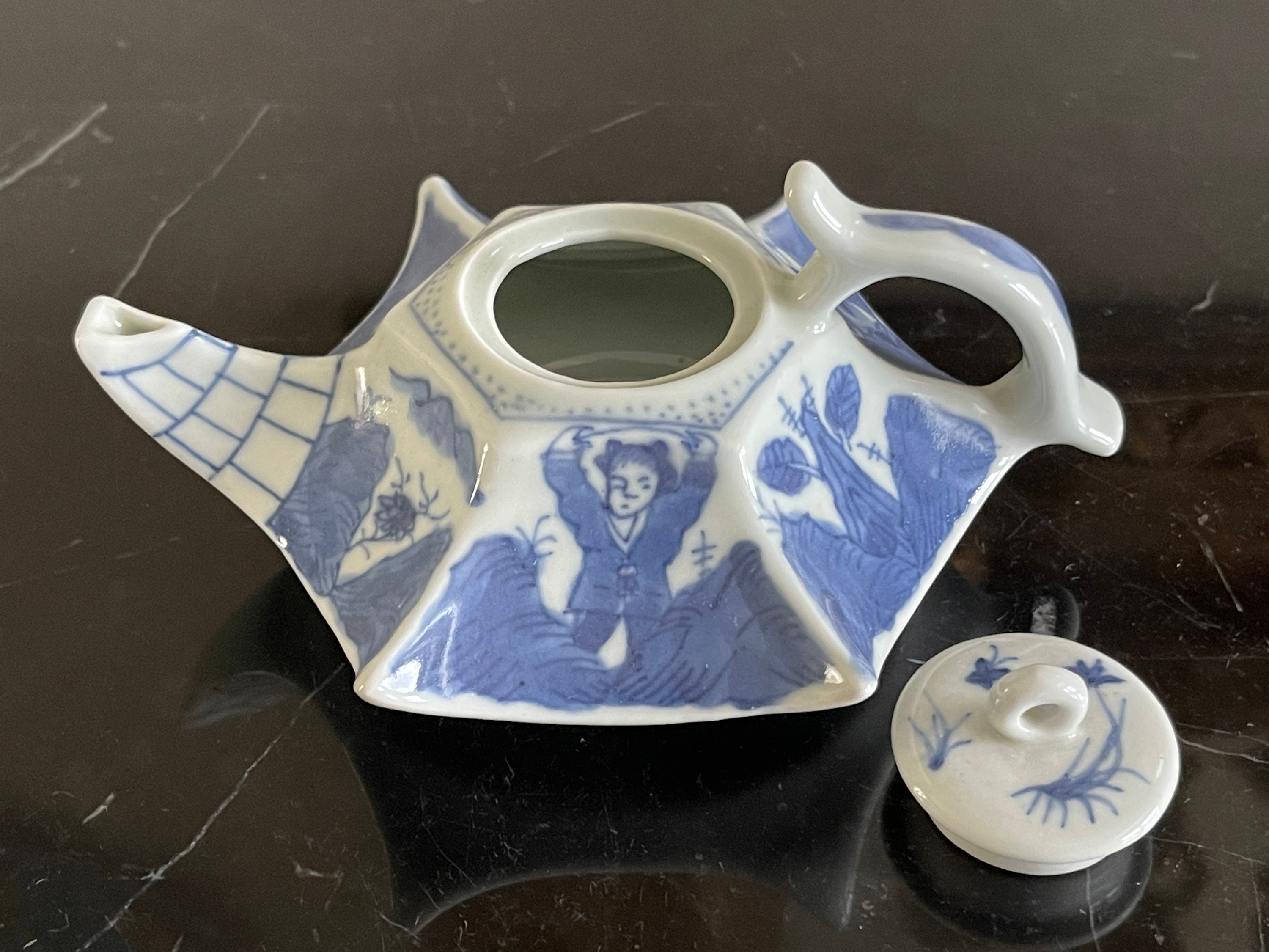 Chinese Export Daoguang Period Mark Blue and White Pottery - Etsy