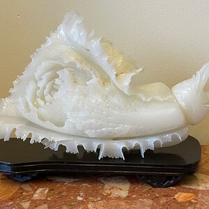 Antique Chinese Hand-carved White Jade Fortune Cabbage Sculpture - Etsy