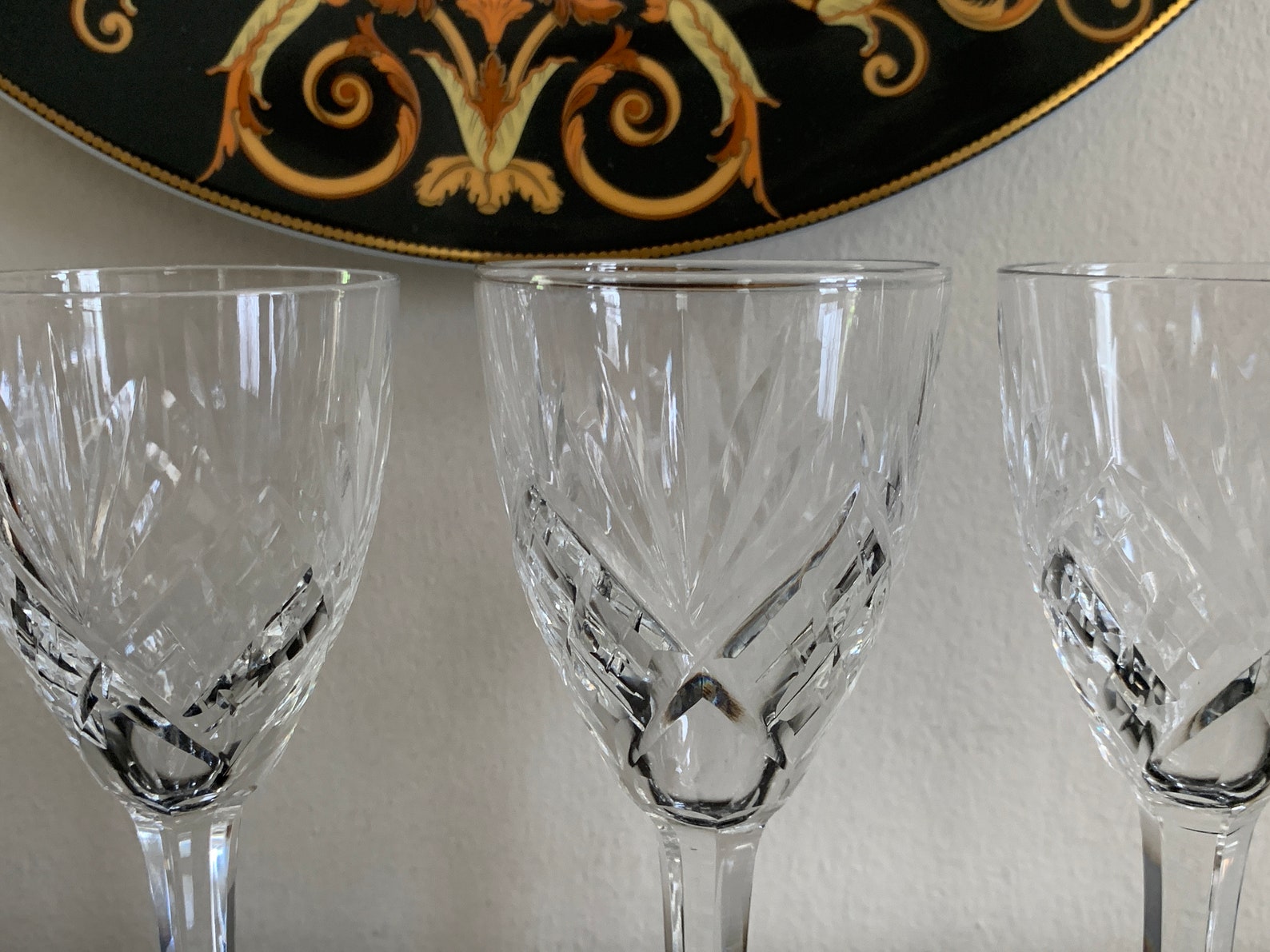 St Louis Crystal France Chantilly Clear Sherry Glass Set of 4 - Etsy