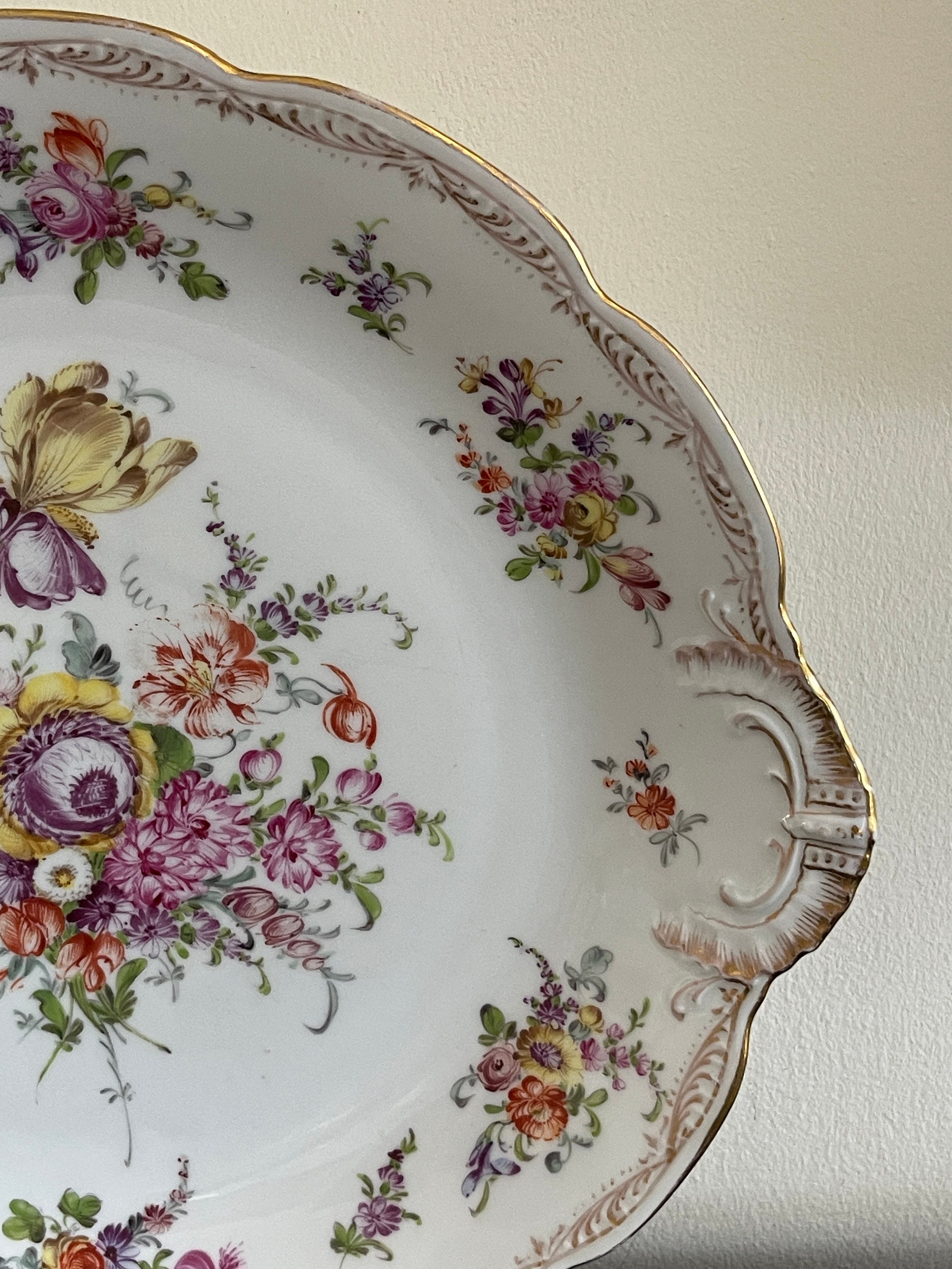Antique Dresden Franziska Hirsch 1901 - 1914 Mark 12 3/8" Porcelain ...