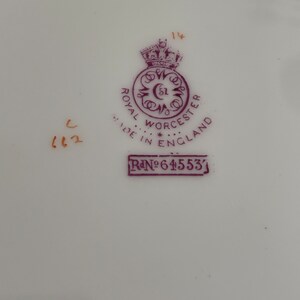 Royal Worcester Pattern C662 Pink Roses Baskets Design Dinner Plates - Etsy