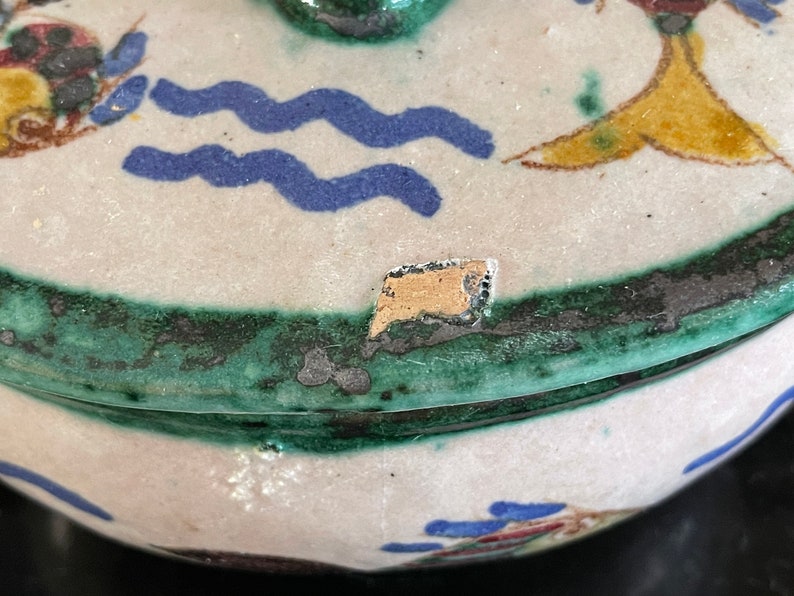 Vintage Italian ICS Ceramic Gambone Era Hand Painted Marine - Etsy