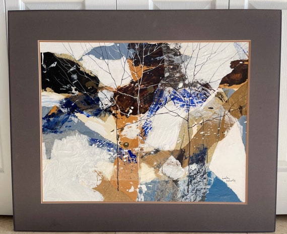 Dennis Frings Timbrel Series XI Large Mixed Media Artwork - Etsy