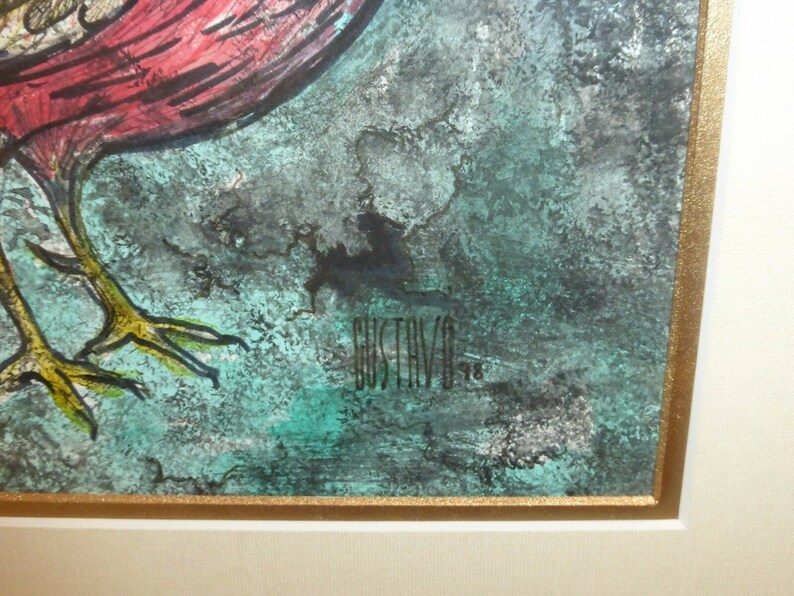 Original Watercolor Painting Signed by Artist and Nicely Framed - Etsy