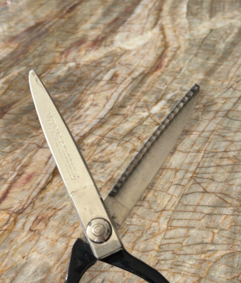 Vintage Wiss Pinking Shears, Model C 4" Blade in Original Box - Etsy