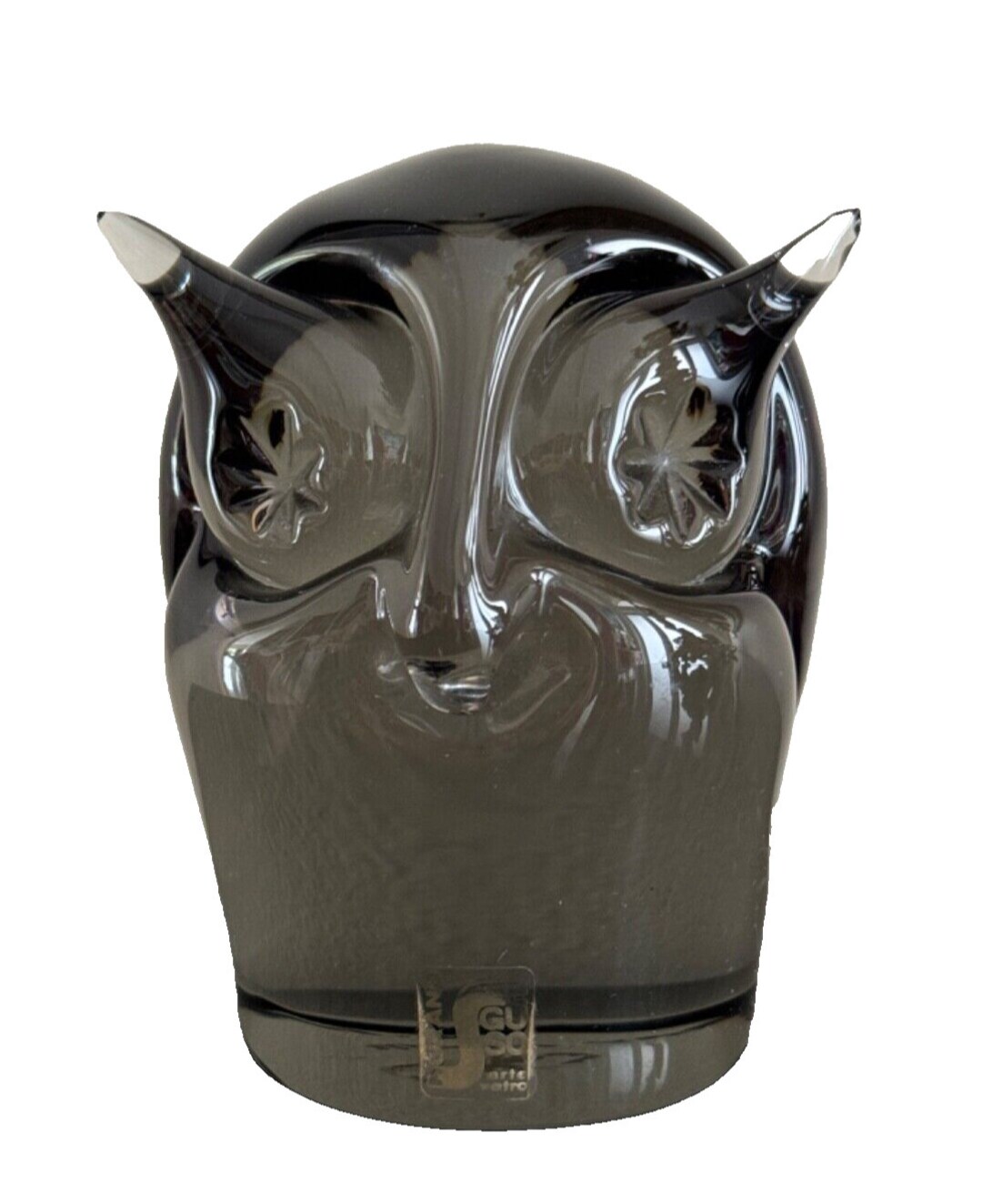 Vintage Murano Signed Livio Seguso Original Label Italy 5" Tall Owl ...
