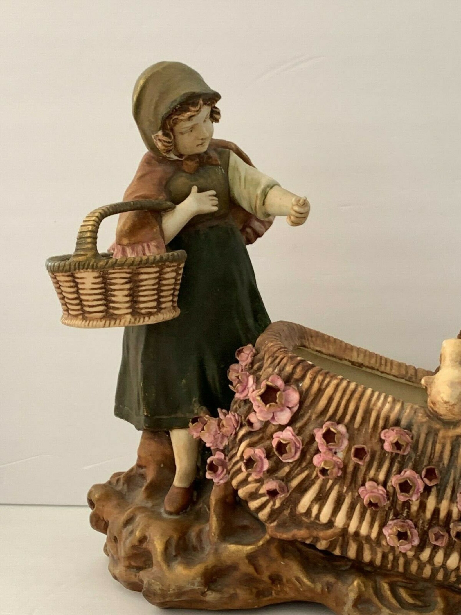 Impressive Antique Austrian Amphora Teplitz Art Nouveau Figurine - Etsy