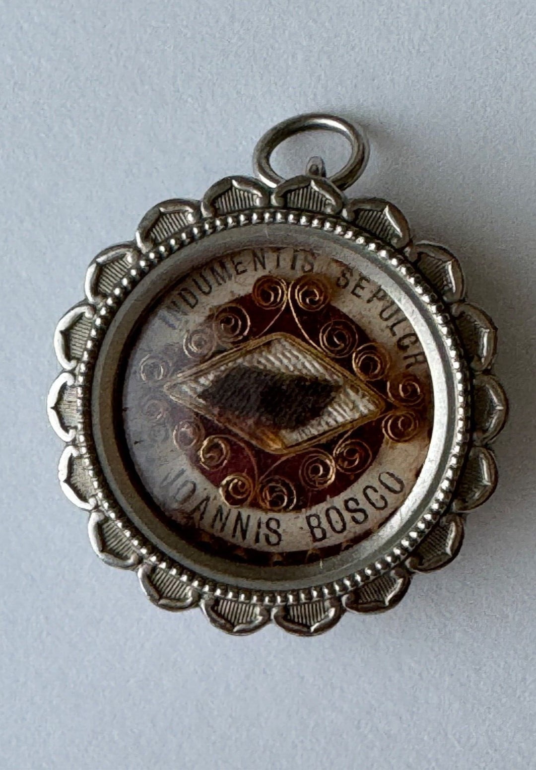 Authentic Christian Reliquary Relic of S. Joannis Bosco Pendant - Etsy