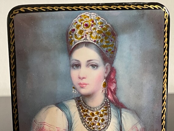 Russian Collection Hand Painted Portrait Signed and M… - Gem
