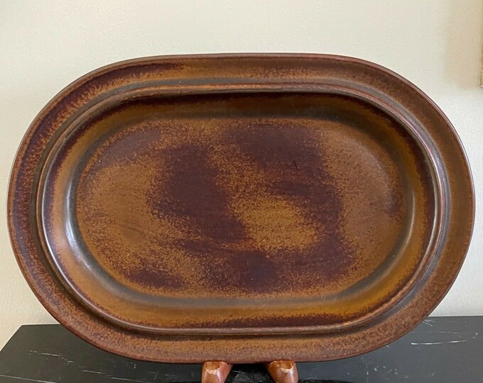 Arabia Pottery Finland Ruska 14 3/8 Oval Serving Platter - Etsy
