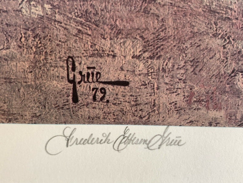 Frederik Ebbesen Grue (american, 1951-1995) Limited Edition 29/1000 ...