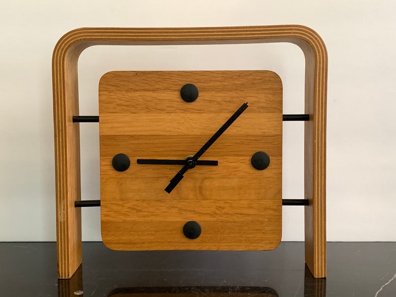 Mid Century Danish Scandinavian Teak Wood Clock - Etsy